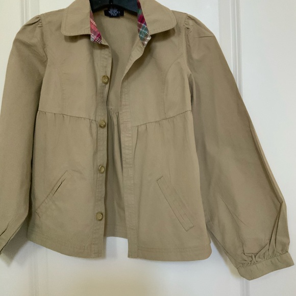 Chaps | Jackets & Coats | Chaps Girl Khaki Jacket | Poshmark